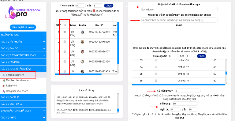 Hướng Dẫn Sử Dụng Simple Facebook PRO | ATP Software