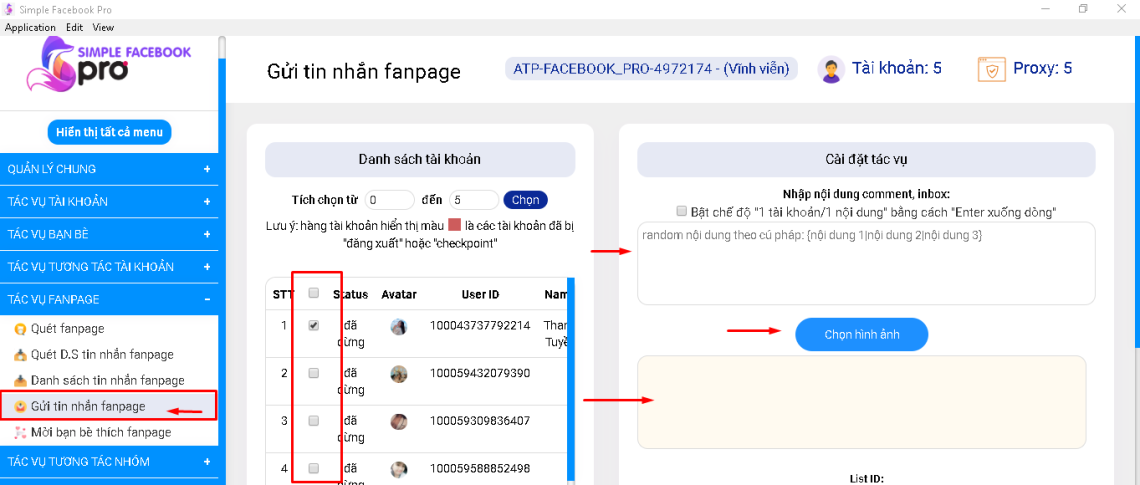 Hướng Dẫn Sử Dụng Simple Facebook PRO | ATP Software
