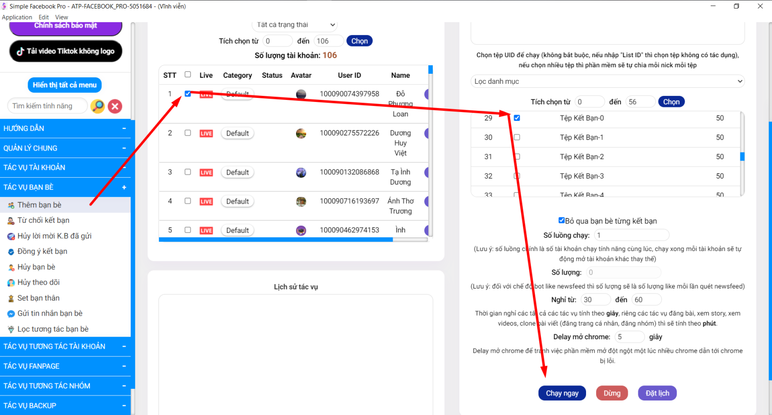 Hướng Dẫn Sử Dụng Simple Facebook PRO | ATP Software