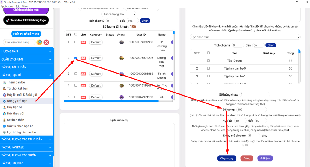 Hướng Dẫn Sử Dụng Simple Facebook PRO | ATP Software