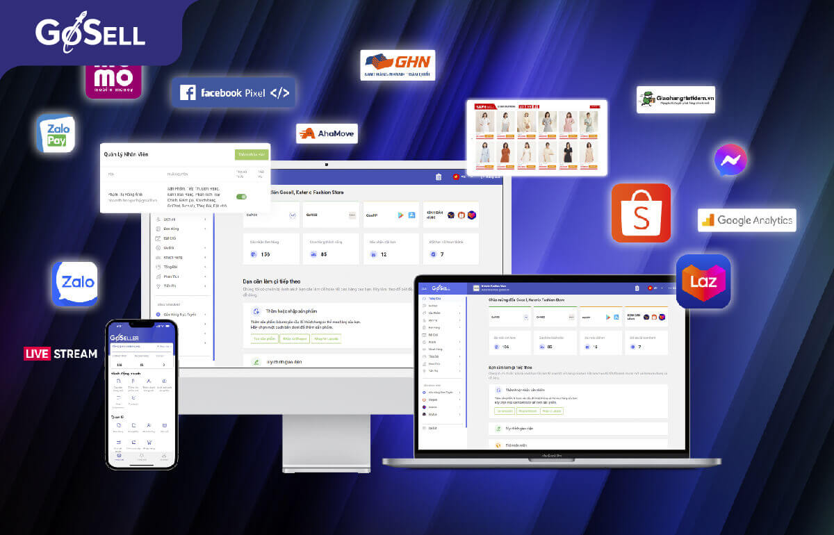 GOSELL là gì? Tính năng nổi bật của nền tảng quản lý bán hàng Gosell