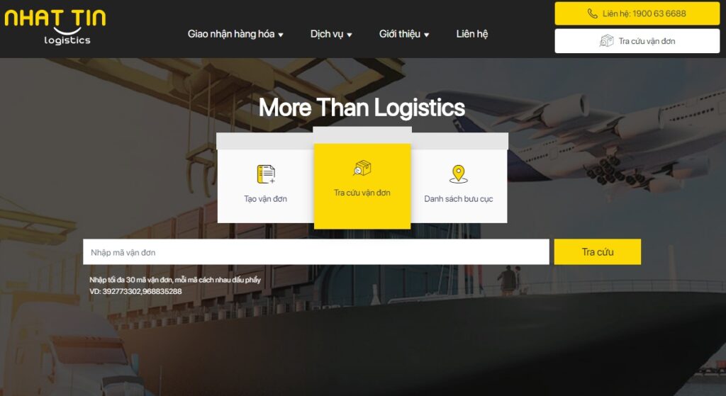 Cách tra cứu vận đơn Nhất Tín Logistics trên website và điện thoại 2025