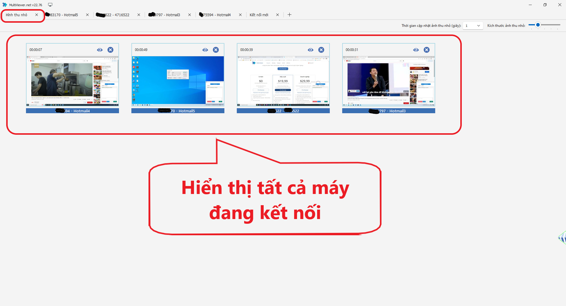 Multiviewer điều khiển máy tính từ xa (Remote Desktop) dành cho Windows ...