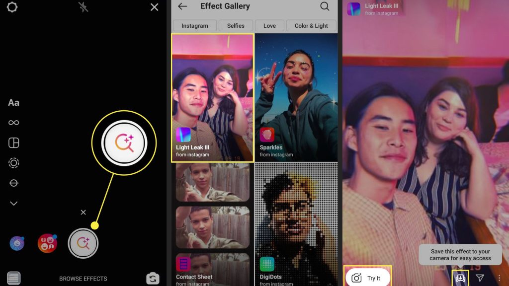 Hướng dẫn cách tìm filter trên Instagram khi không biết tên | ATP Software