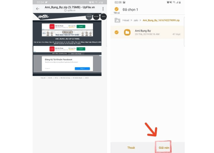 Mách bạn 2 cách tải Sticker mèo Ami bụng bự Zalo, Facebook