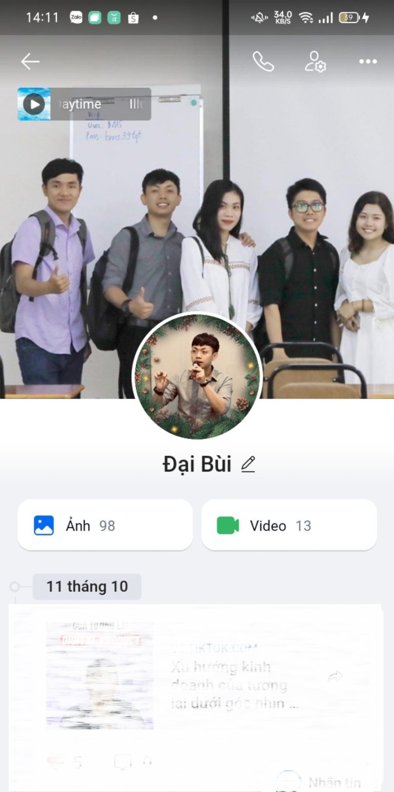 Kích thước ảnh bìa Zalo chuẩn và cách thay đổi ảnh Cover, ảnh Avatar Zalo