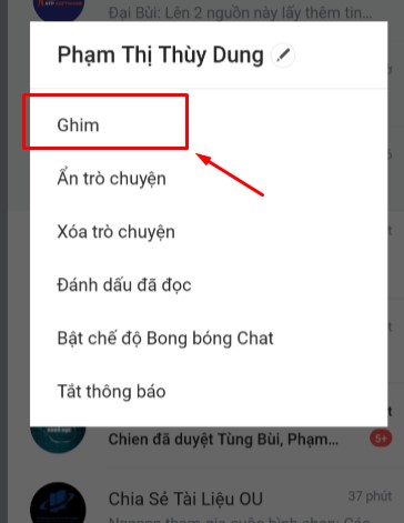 Hướng dẫn cách ghim trò chuyện trên Zalo máy tính và điện thoại