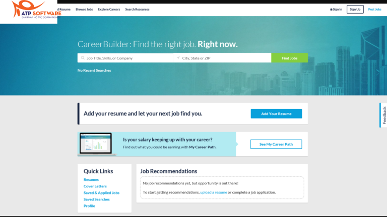 CareerBuilder Job Board - Web việc làm -2025 - ATP Software