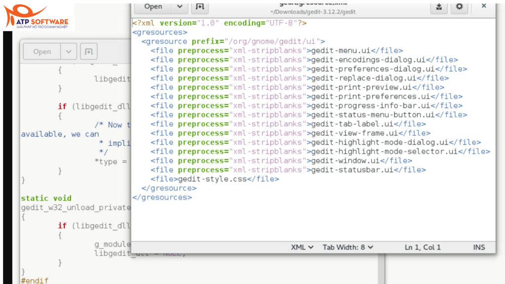 Gedit - Soạn thảo văn bản tự do -2025 - ATP Software