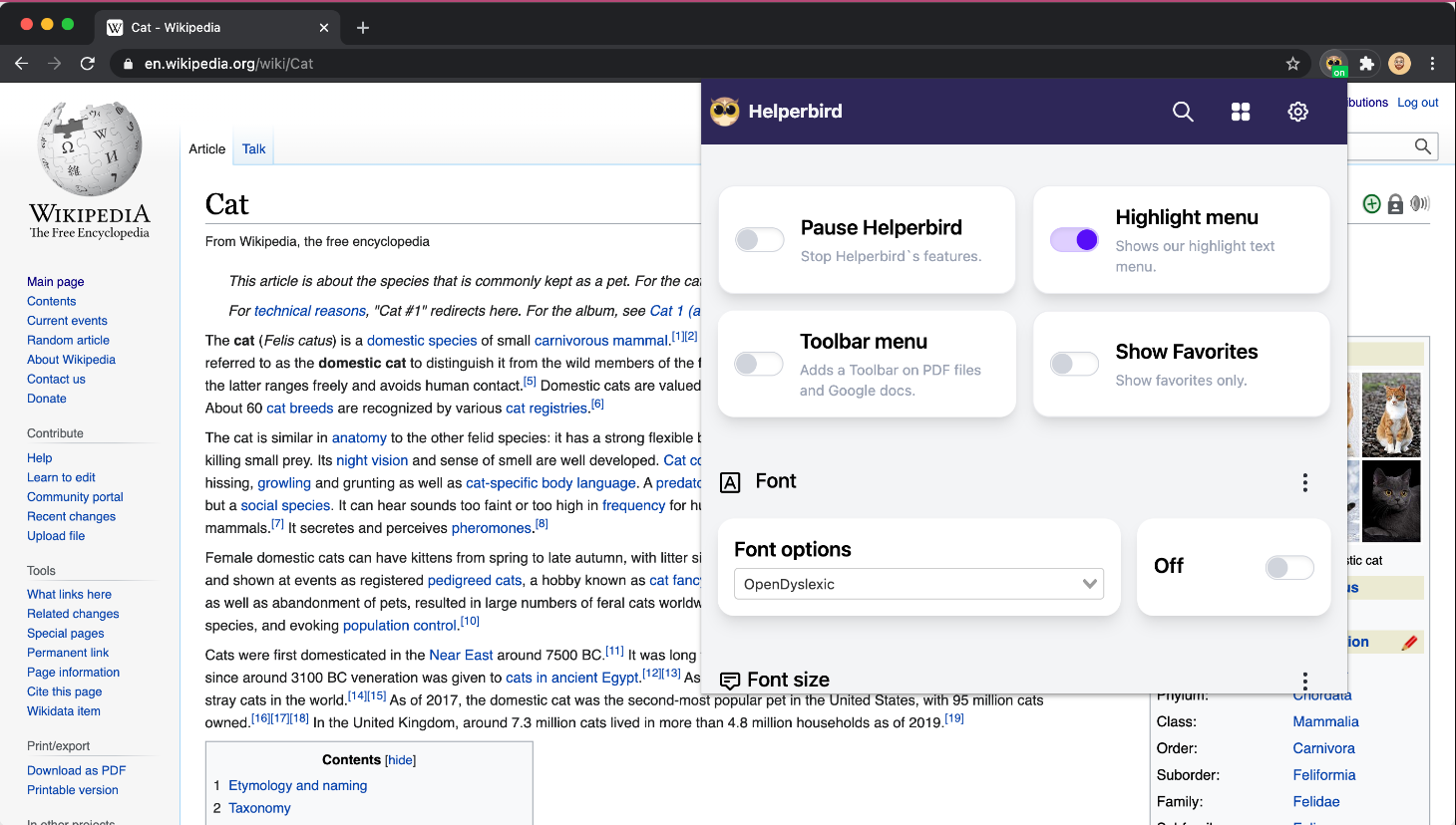 Helperbird - Ứng Dụng Trợ Năng & Năng Suất - 2025