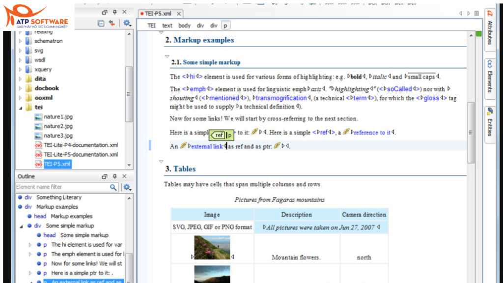 Oxygen XML Editor - Trình soạn thảo XML -2025 - ATP Software