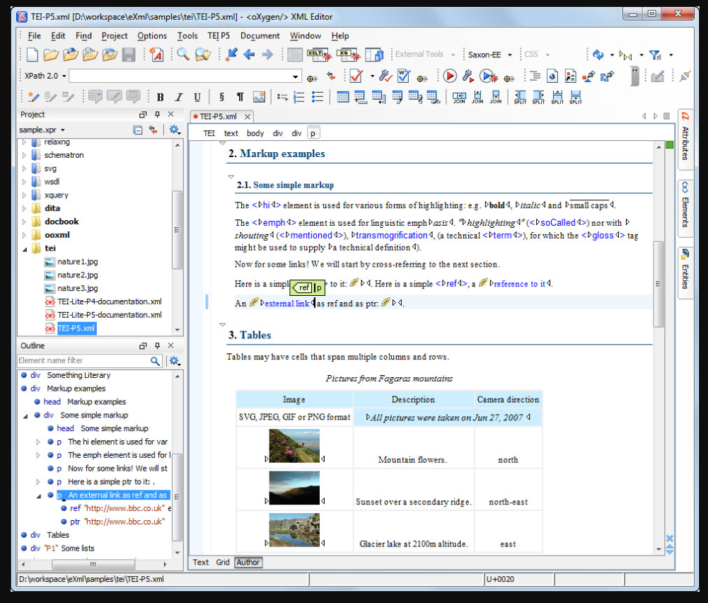 Oxygen XML Editor - Trình soạn thảo XML -2024 - ATP Software