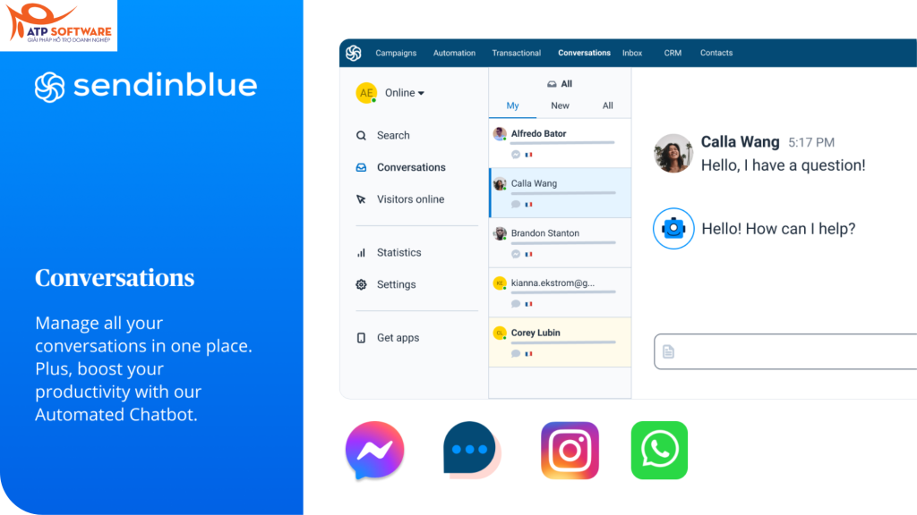 Sendinblue- 2025 -Kho ứng dụng- ATP Software