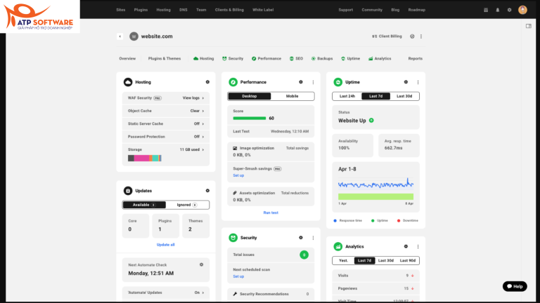 WPMU DEV - Nền tảng WordPress -2025 - ATP Software