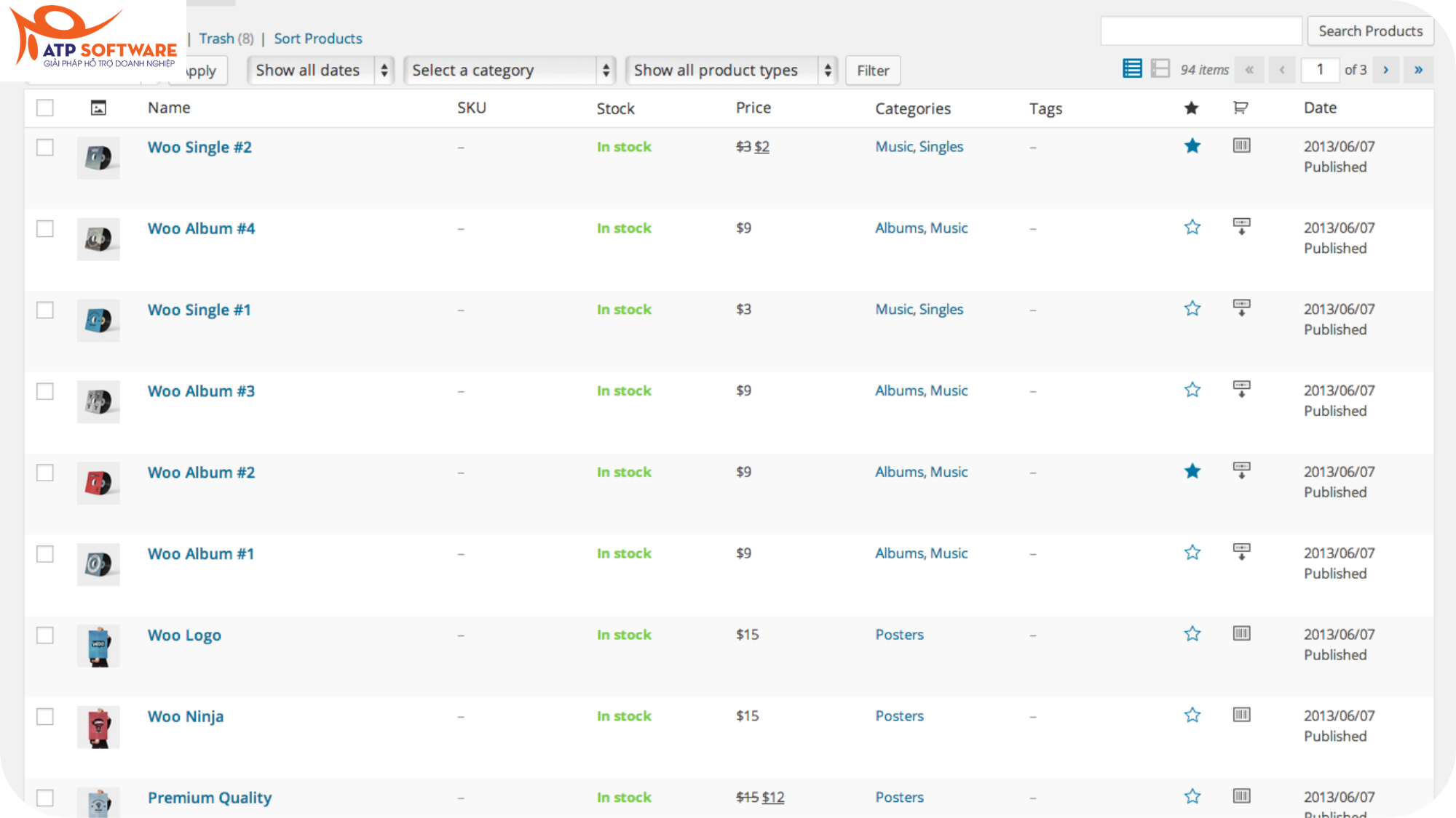 Quản lý công việc | ATP Software