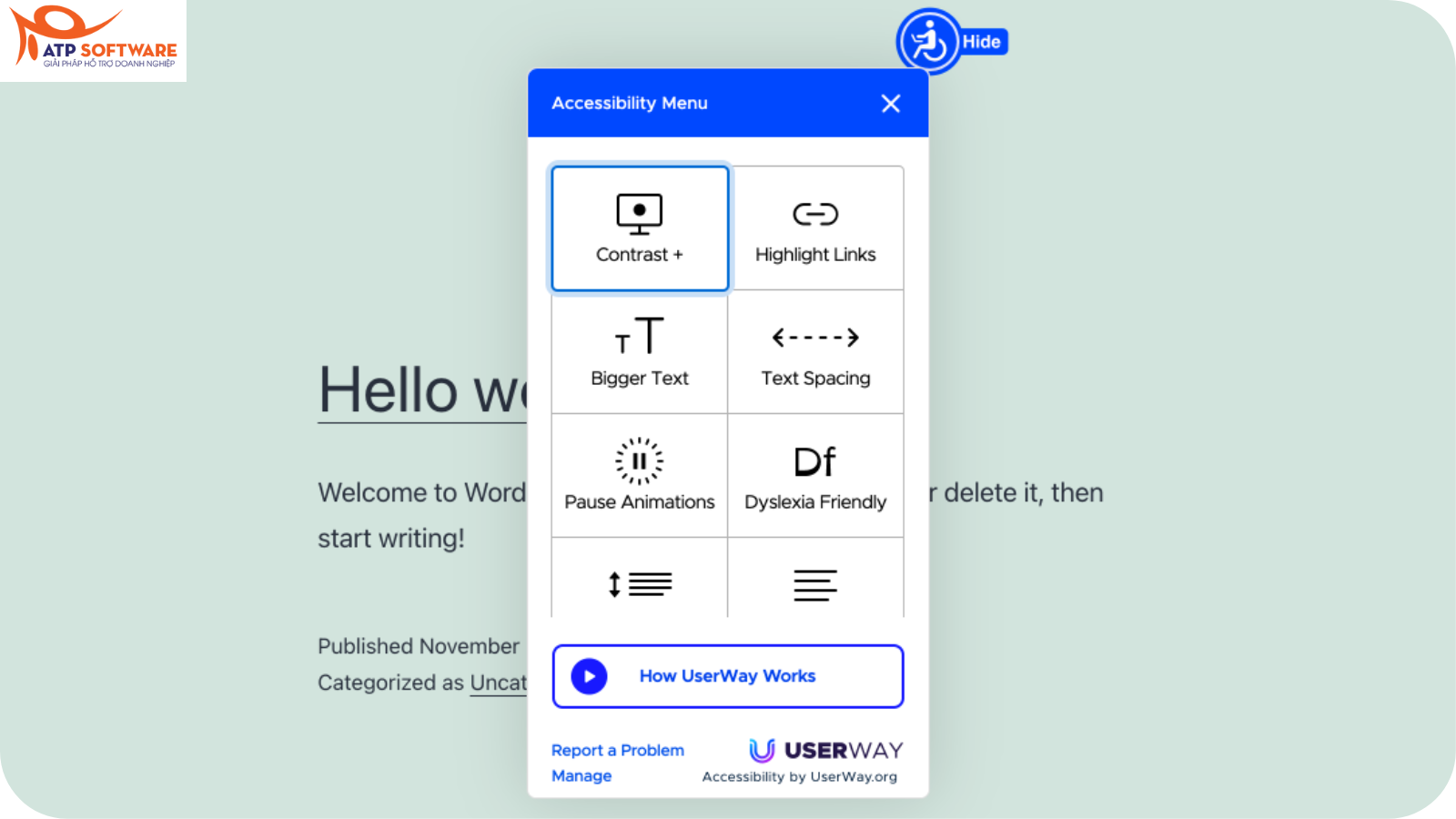 UserWay - Giải Pháp Phần Mềm - 2026 - ATP Software