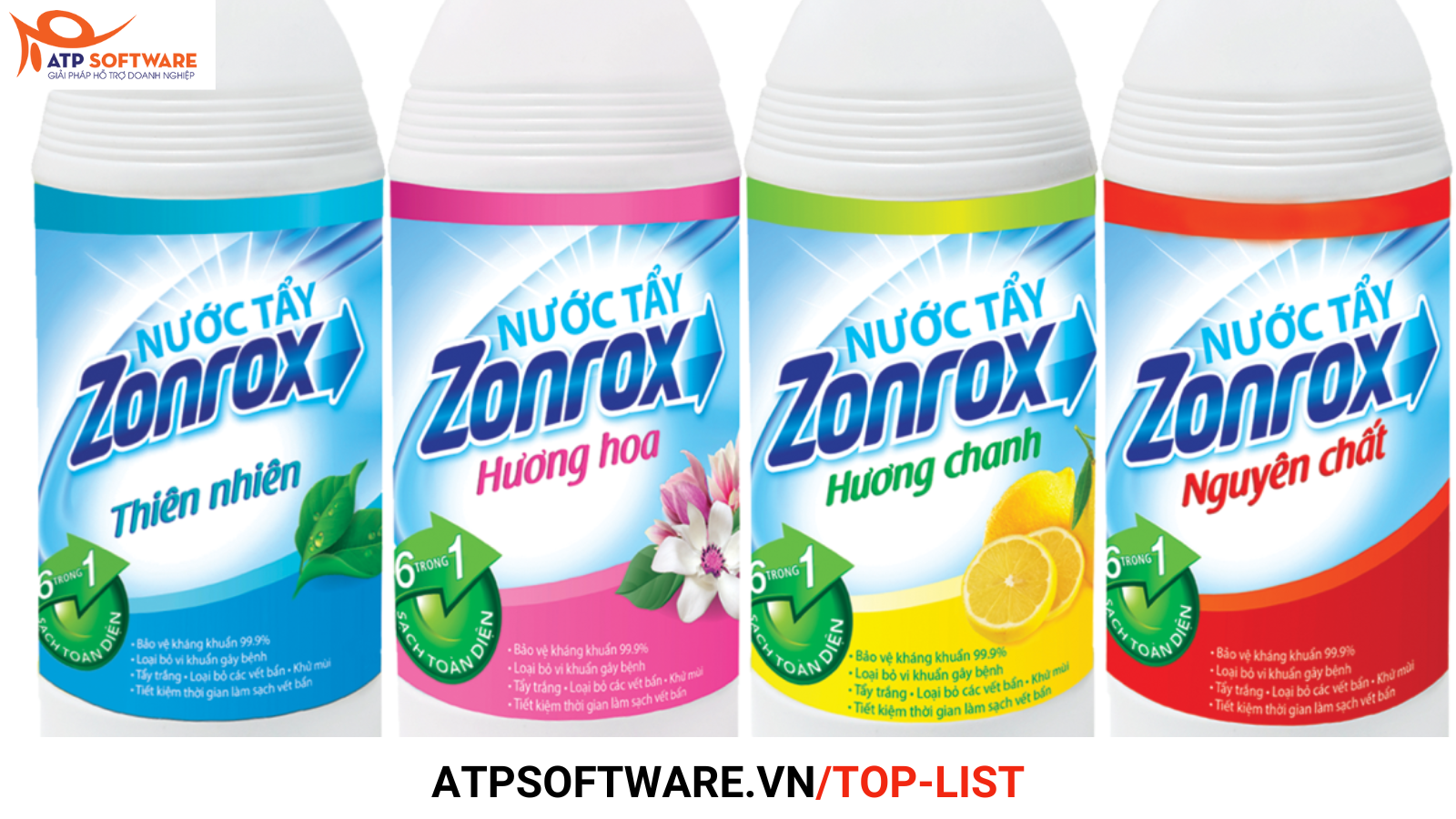 Top 5 thuốc tẩy quần áo an toàn và hiệu quả | ATP Software