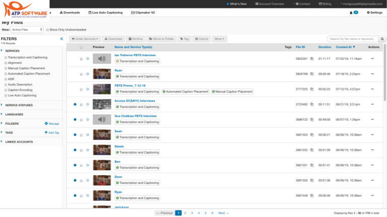 3Play Media - Giải Pháp Phụ Đề Mô Tả Âm Thanh - ATP Software