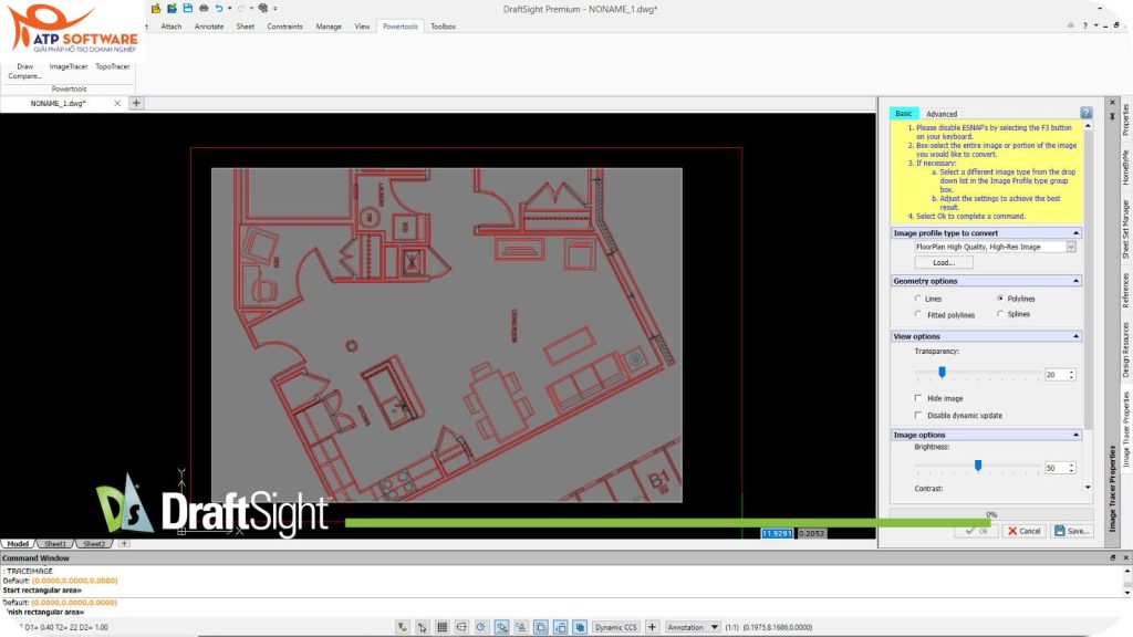 DraftSight-Phần mềm thiết kế 3D