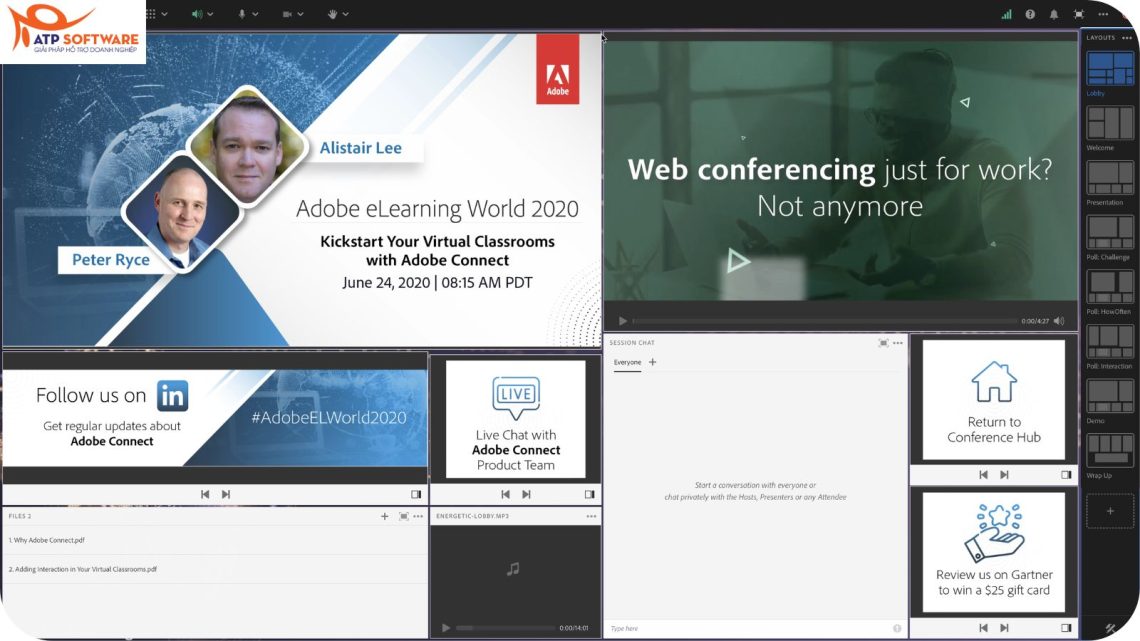 Adobe Connect-Công cụ họp trực tuyến