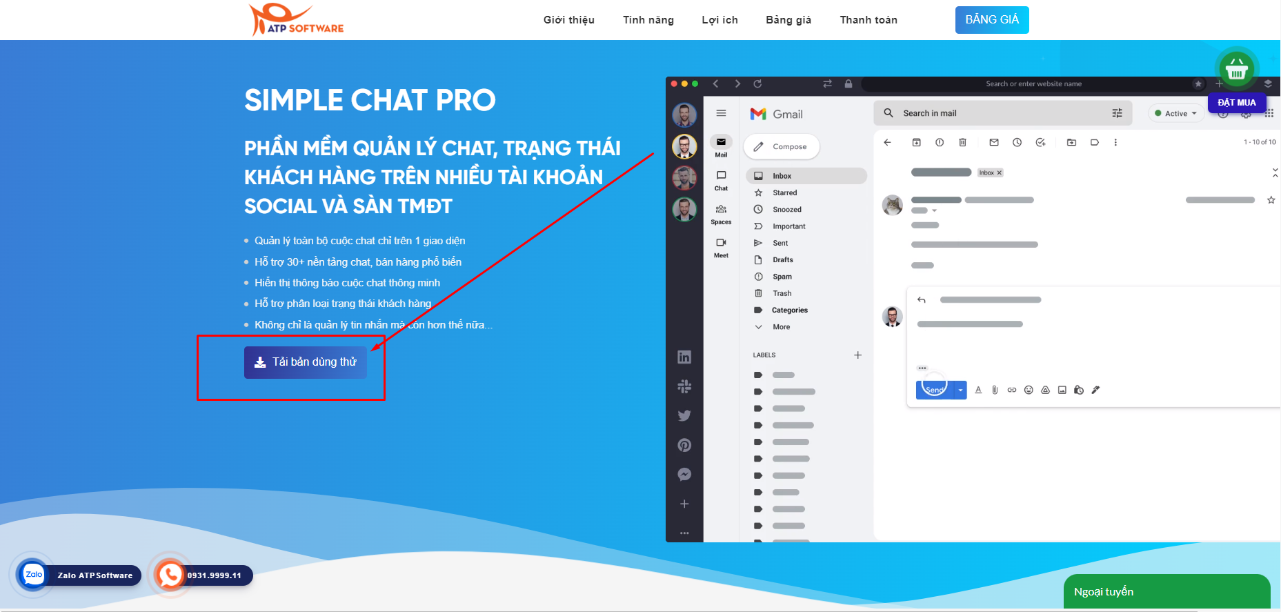 Hướng Dẫn Sử Dụng Phần Mềm Simple Chat Pro | ATP Software