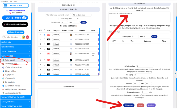 Cách kết bạn với thành viên nhóm Facebook tự động bằng phần mềm | ATP Software