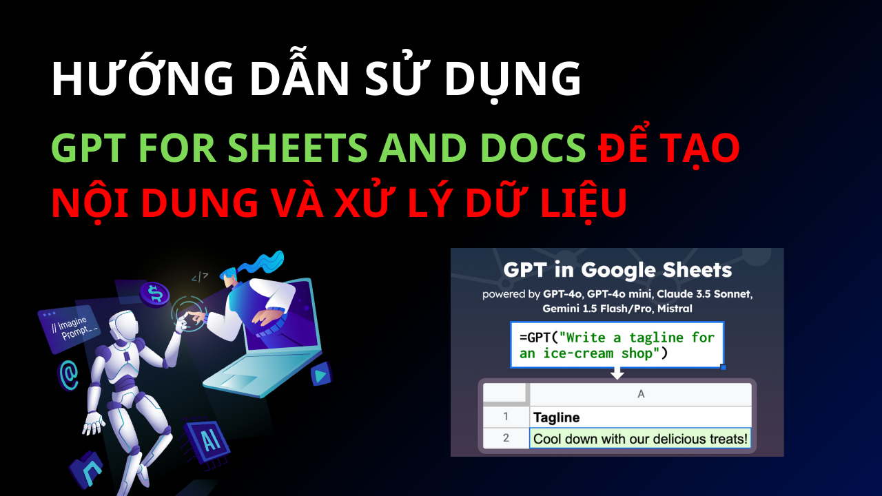 Hướng Dẫn Sử Dụng GPT for Sheets and Docs Để Tạo Nội Dung và Xử Lý Dữ Liệu | ATP Software